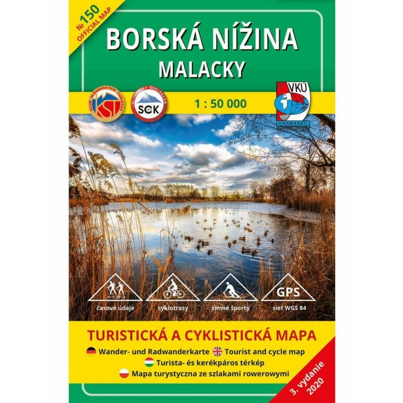 Borská nížina - Malacky 150 Turistická mapa 1:50 000 | ValachShop.sk