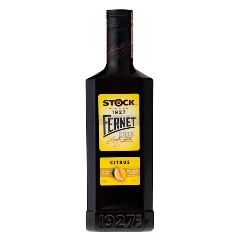 Fernet Stock citrus 27% 0,5L