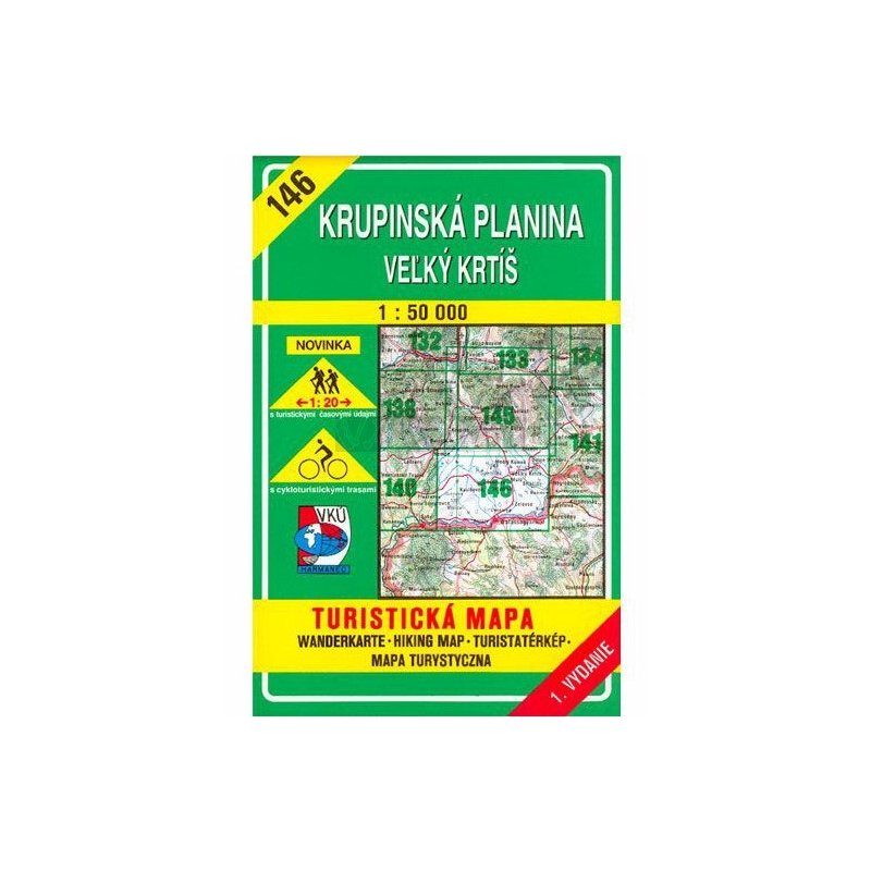 Krupinská planina - Veľký Krtíš 146 Turistická mapa 1:50 000 ...