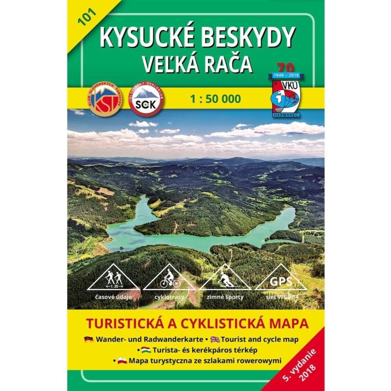 Kysucké Beskydy - Veľká Rača 101 Turistická mapa 1:50 000 | ValachShop.sk