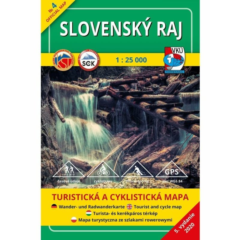 Slovenský raj 4 Turistická mapa 1:25 000 | ValachShop.sk