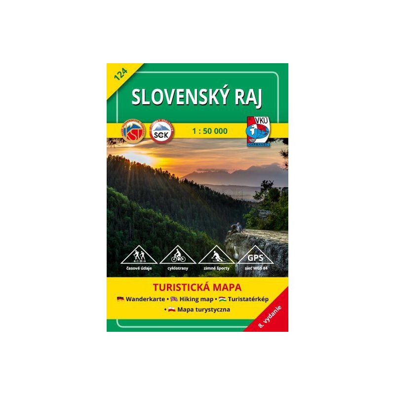 Slovenský raj 124 Turistická mapa 1:50 000 | ValachShop.sk