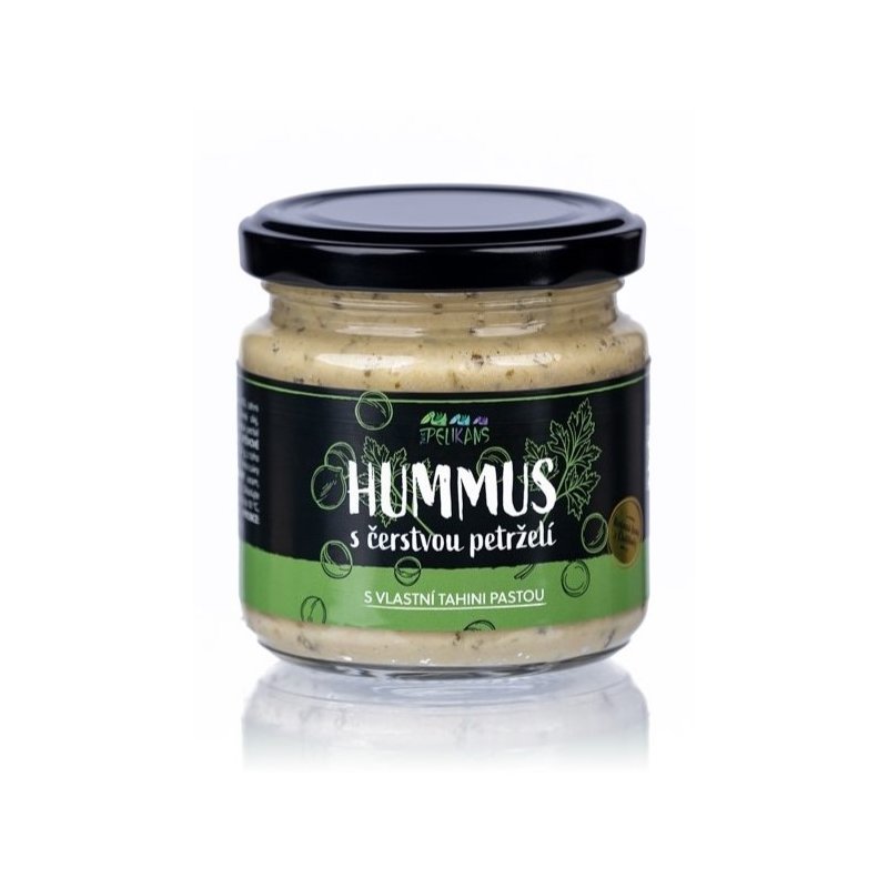 The Pelikans Humus s čerstvým petržlenom 170g | ValachShop.sk