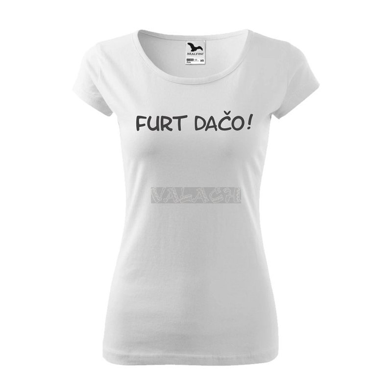 Tričko Furt dačo dámske pure Biele | Valachshop.sk
