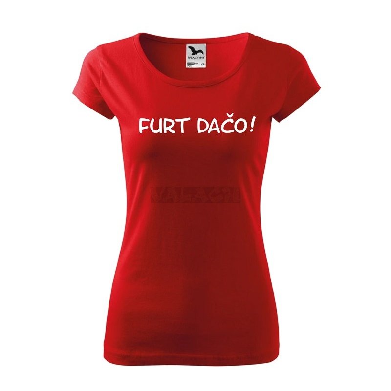 Tričko Furt dačo dámske pure Červené | Valachshop.sk