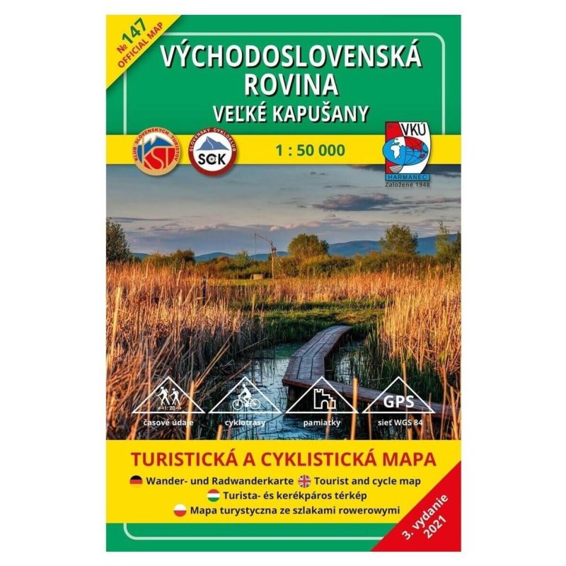 Východoslovenská rovina - Veľké Kapušany 147 Turistická mapa 1:50 000 ...