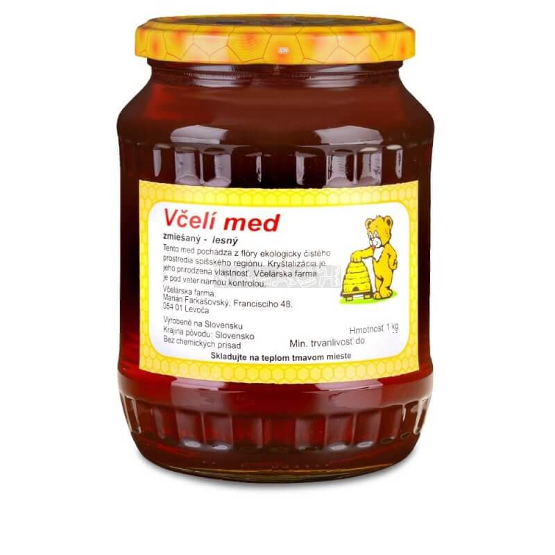 Farkašovský lesný včelí med 1kg | ValachShop.sk