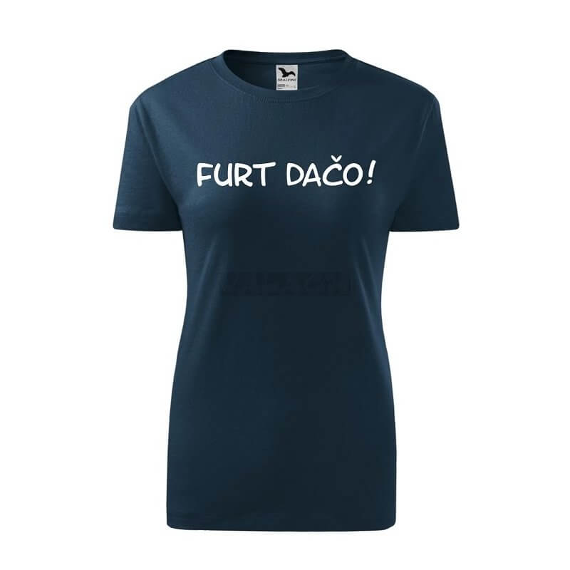 Tričko Furt dačo Dámske klasik Námornícke modré | ValachShop.sk