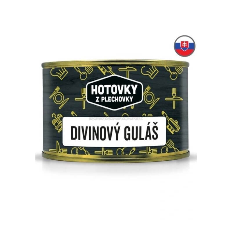 Hotovky z plechovky Divinový guláš 400g | ValachShop.sk