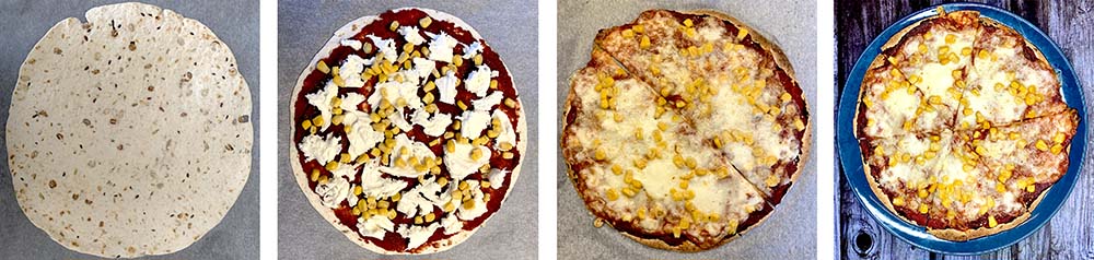 Rýchla pizza z tortilly za pár minút| Valachshop