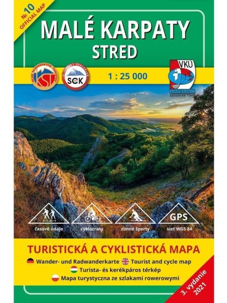 Malé Karpaty - Stred 10 Turistická mapa 1:25 000 | ValachShop.sk