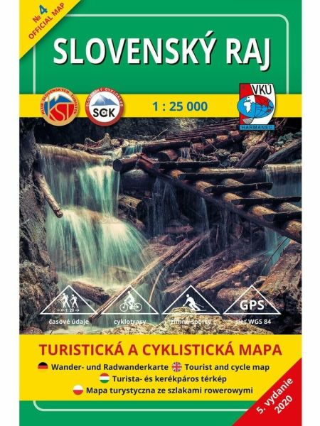 Slovenský raj 4 Turistická mapa 1:25 000 | ValachShop.sk